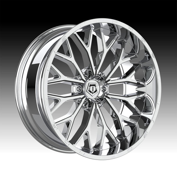 TIS 565C 20X12 6X139.7 -44 106.2 CHROME – Tejas Custom Wheels